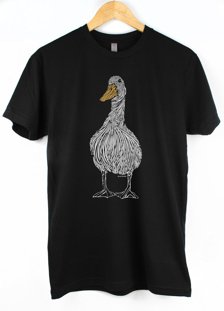 Duck Graphic T-Shirt | Hand Printed by Blackhare Print Studio | Artist ...
